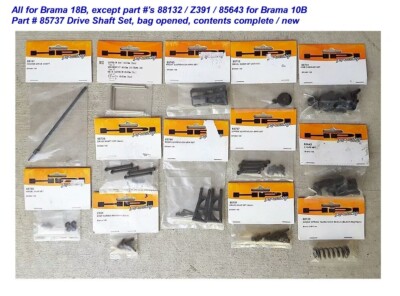 13x-bags Vintage HPI Brama 10B & 18B 4WD RC Car Buggy Old Stock Parts ...