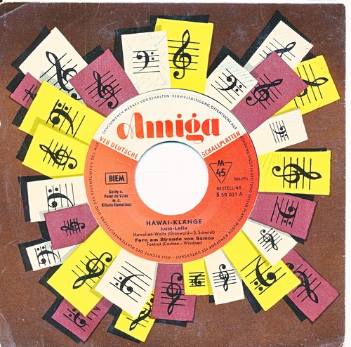 Hawai-Klänge - Goldy + Peter de Fries - FLC Amiga - Single 7" Vinyl 156 ...