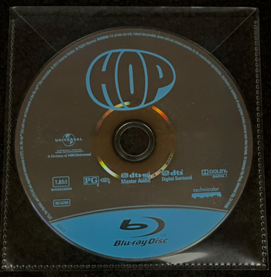 NEW HOP (2011) - Blu-ray disc only in clear plastic envelope / no case ...