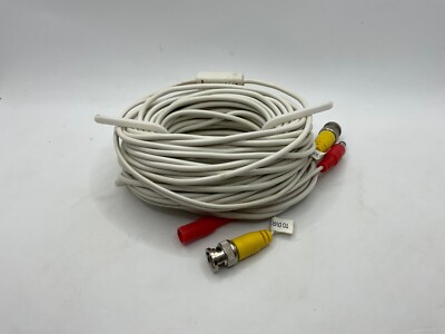 Q SEE 100 ft feet CCTV BNC Video 12v DC Power cable for Security camera ...