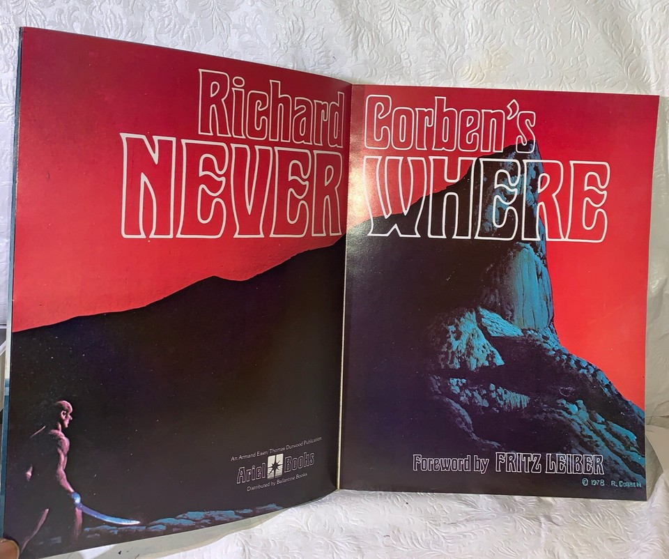 NEVERWHERE Richard corben illustrated epic adventure… FIRST EDITION PB ...