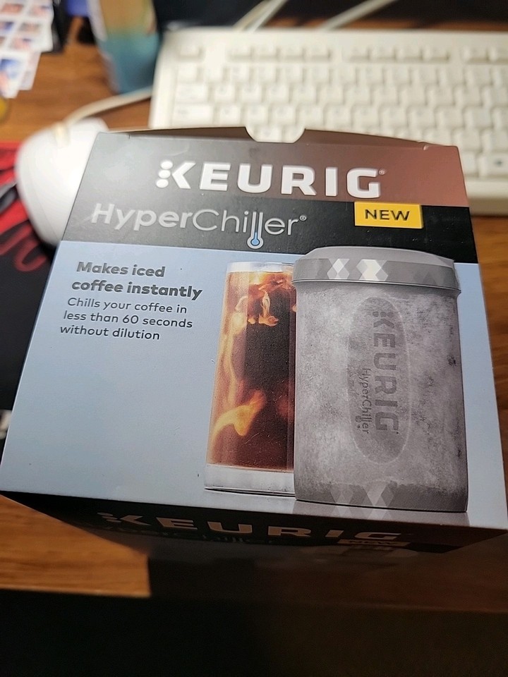 Keurig Hyper Chiller Gray Chills Hot Liquids 60 Sec Iced Coffee Holds ...