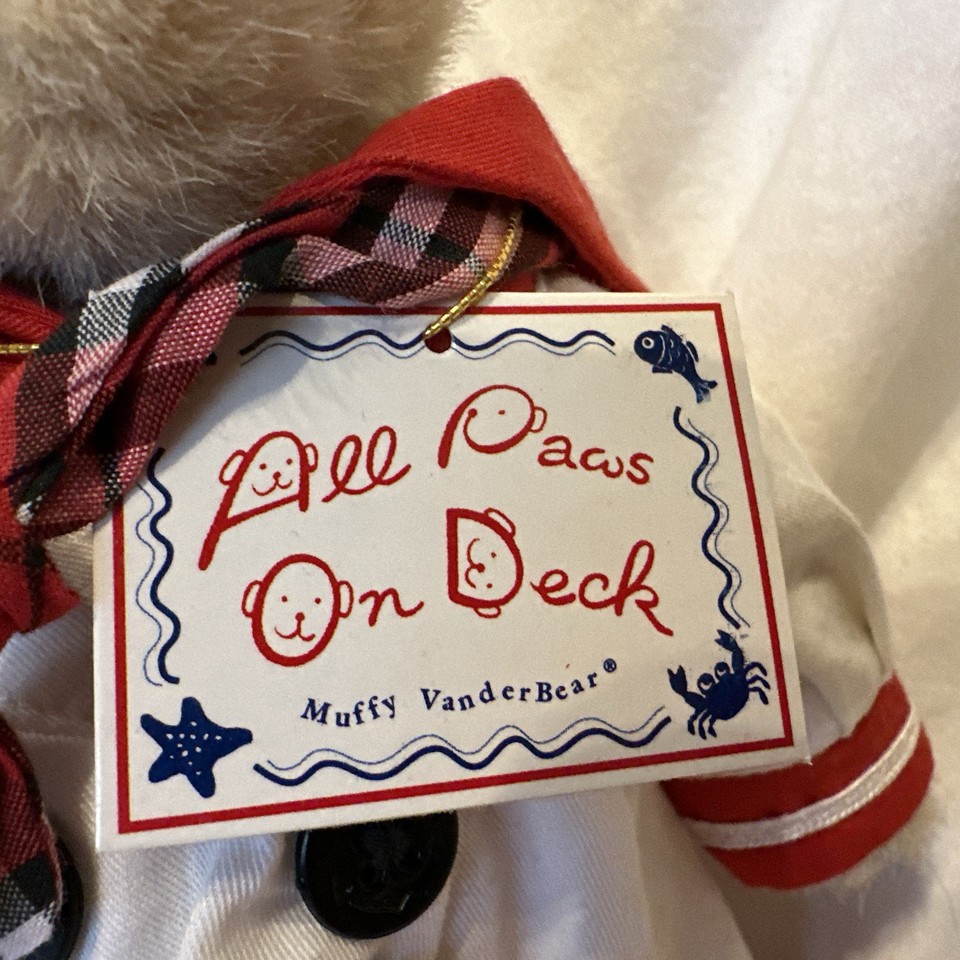 Vintage 1995 Muffy VanderBear – All Paws on Deck –Sailor w/ map and ...