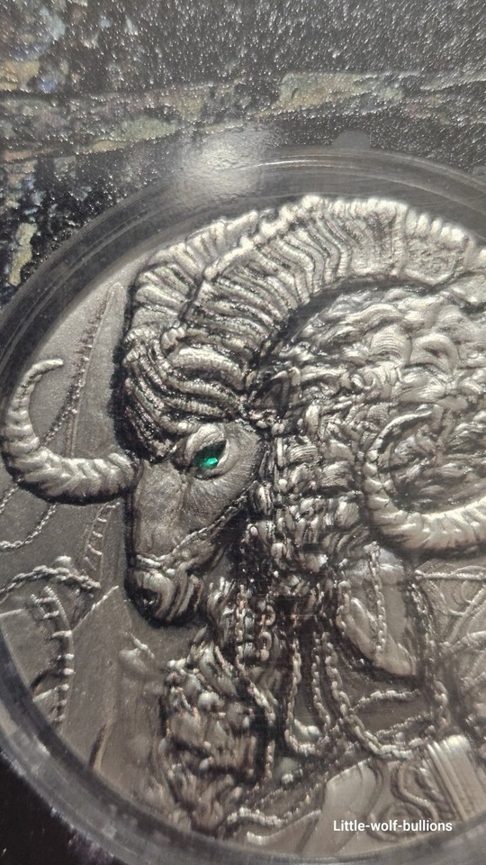 2025 Cameroon Antique Pan God 2oz .999 Silver Coin Limited Mintage #29 ...
