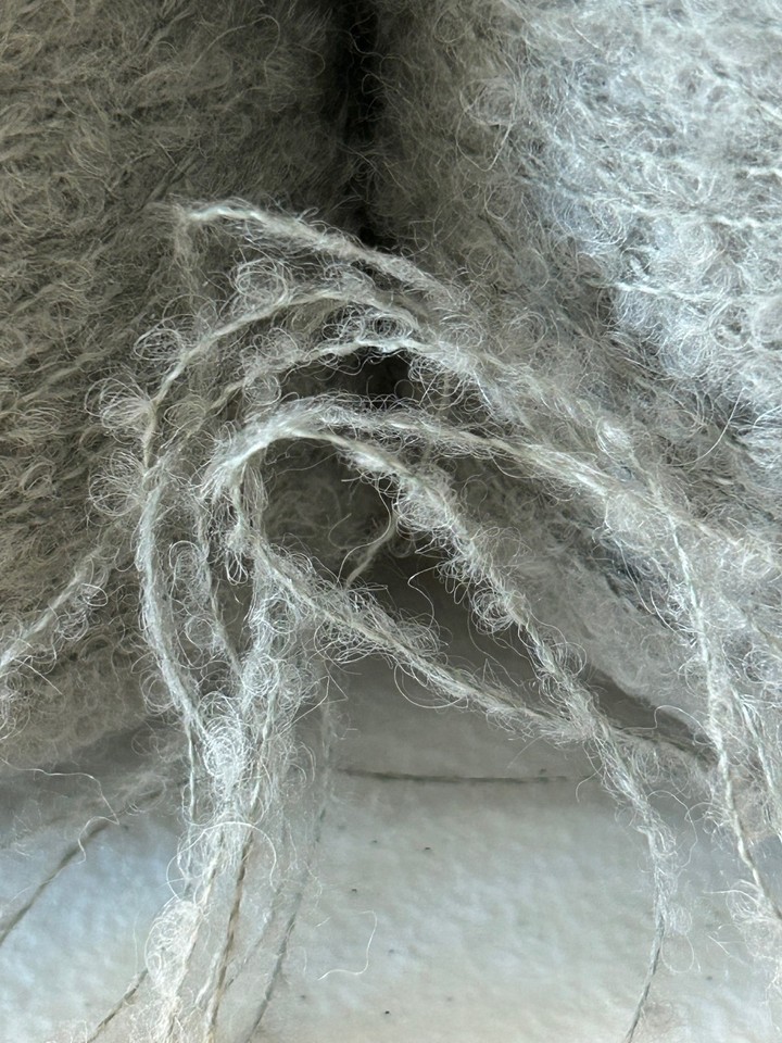 Lot 2 SOFT Spool Peru MICRO Boucle Baby Alpaca Yarn w/Nylon 1lb 2oz ...