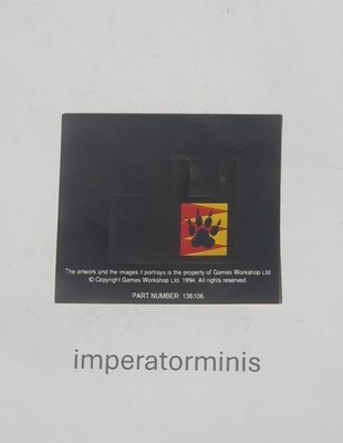 Space Wolves 2nd Edition Backpack Banner Sticker Warhammer 40k | eBay