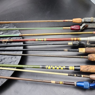 Lot of 10 Vintage Casting Rods Heddon, South Bend, Shakespeare & More 🎣 ...