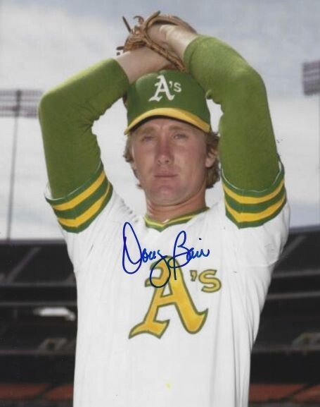 Signed 8x10 Doug Bair Oakland A's Autographed photo w/Show Ticket | eBay