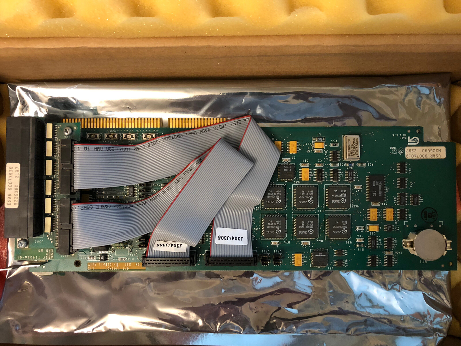 Gilbarco G-Site T19863-G1 Console I/O Board with T19346-G1 I/O Strip ...