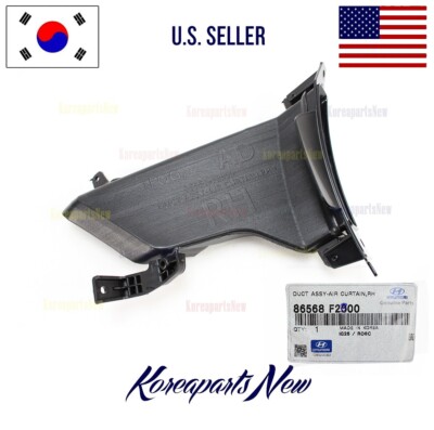 FRONT Bumper Grille Air Duct Right 86568F2300 ⭐OEM⭐ Elantra Sedan LED ...