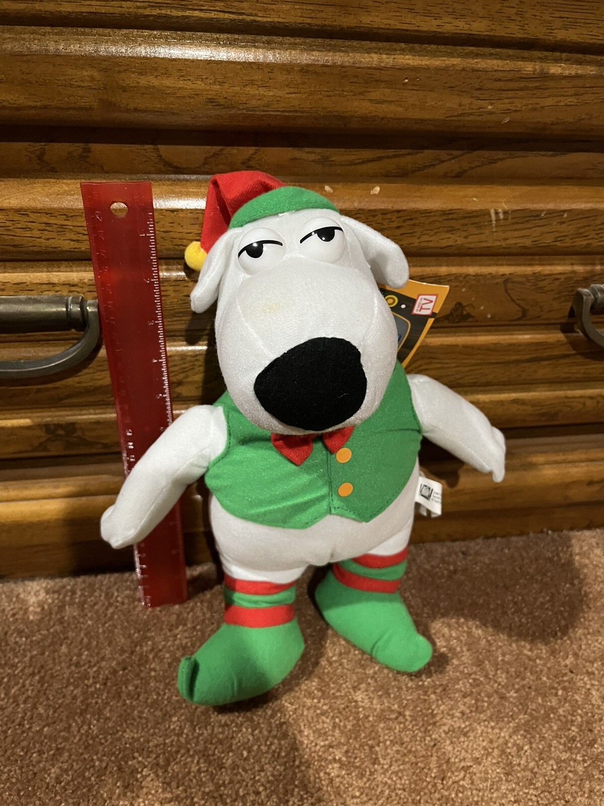 BRIAN GRIFFIN RARE FAMILY GUY HOLIDAY XMAS ELF PLUSH TOY NWT | eBay