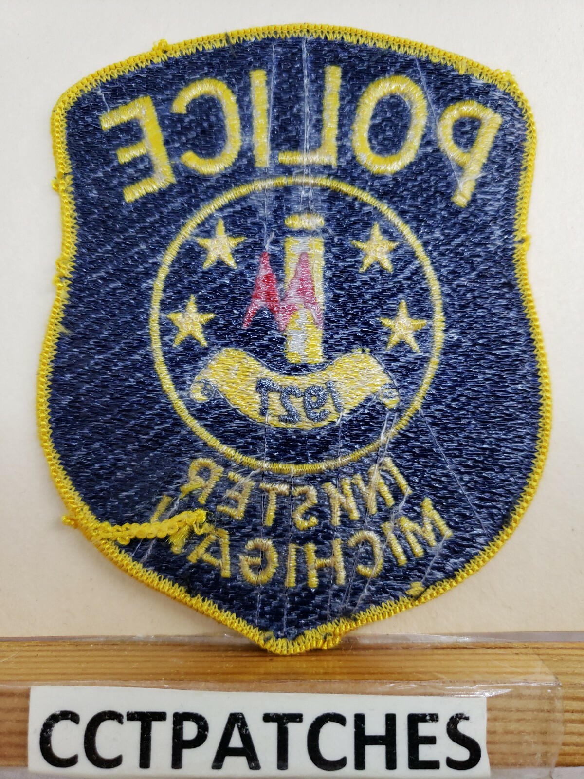 INKSTER, MICHIGAN POLICE SHOULDER PATCH MI | eBay