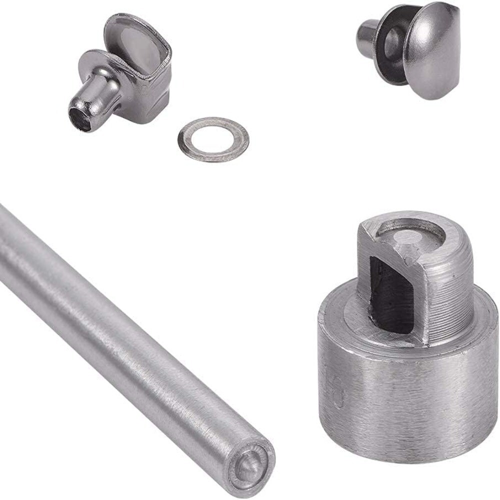 Silver Boot Lace Hooks Brass Installation Tool Camp Accessories | eBay