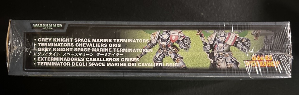 Warhammer 40K Grey Knight Space Marine Terminators (2003) Sealed Metal ...