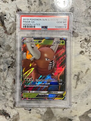 Pokemon Hidden Fates Pinsir GX #6 PSA 10 | eBay