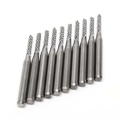 3.175mm Carbide End Mill 2.0mm Cutting Edge Engraving Bits Cnc Pcb ...