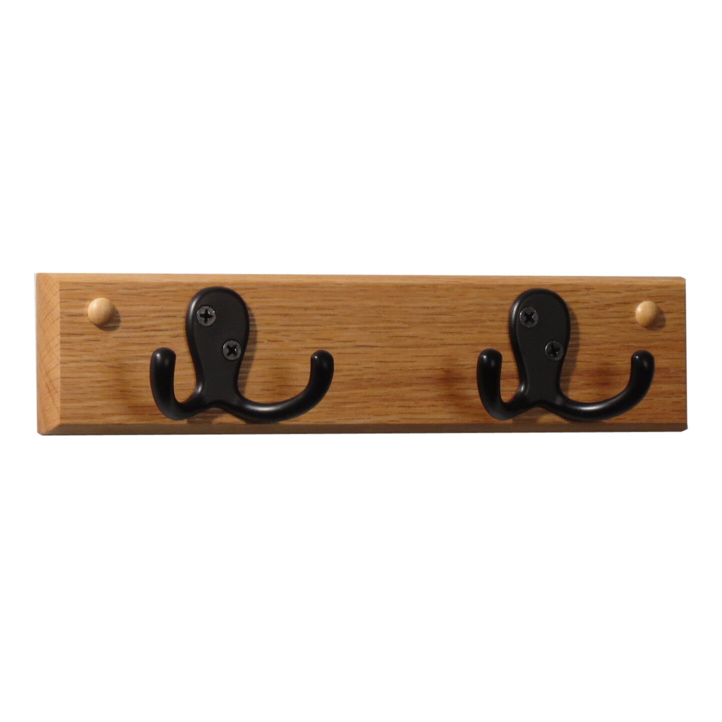 2 Double Prong Hook Rail/Coat Rack 10"x2.25"x1.75" Fully Assembled | eBay