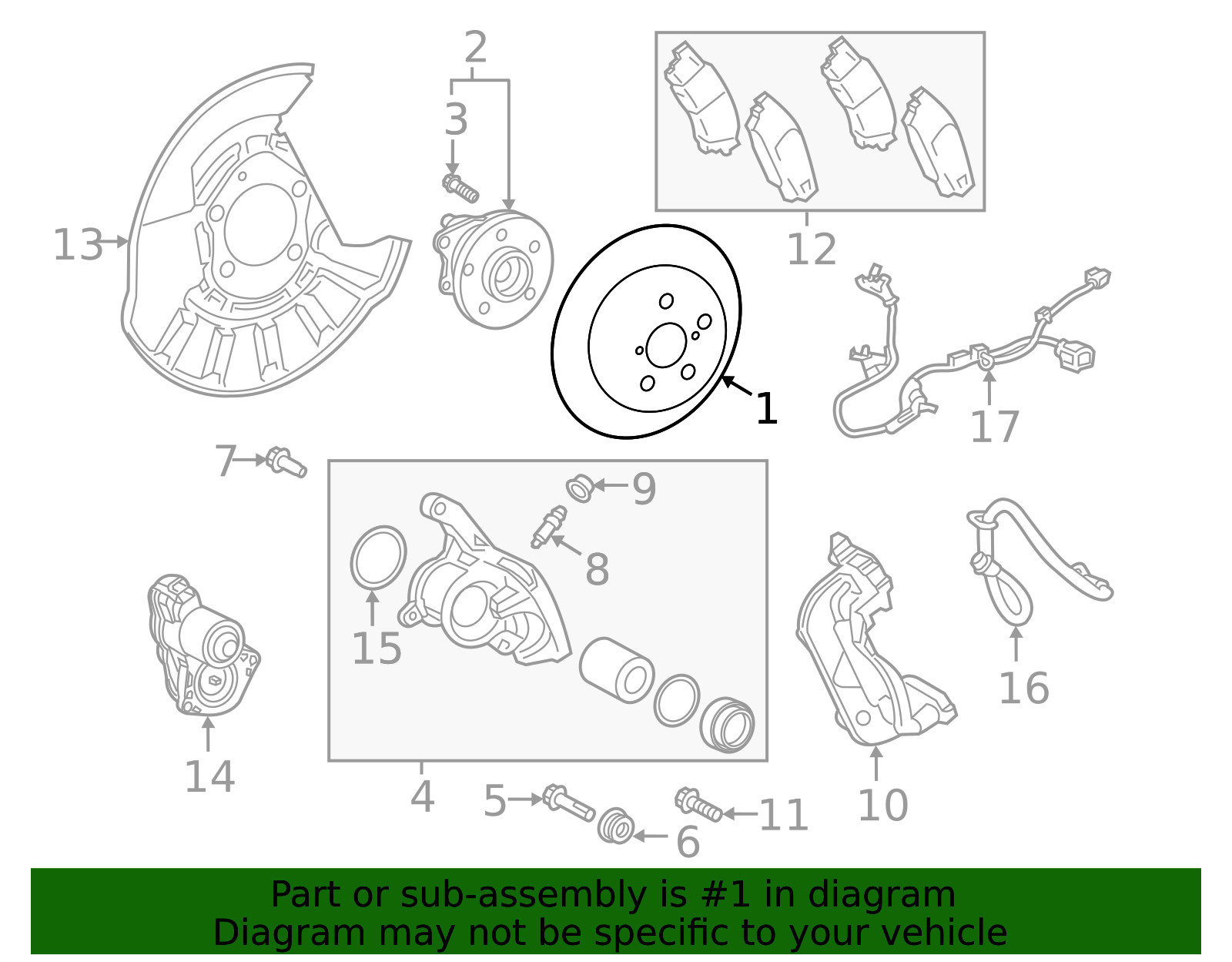 Genuine Lexus Rotor 42431-78010