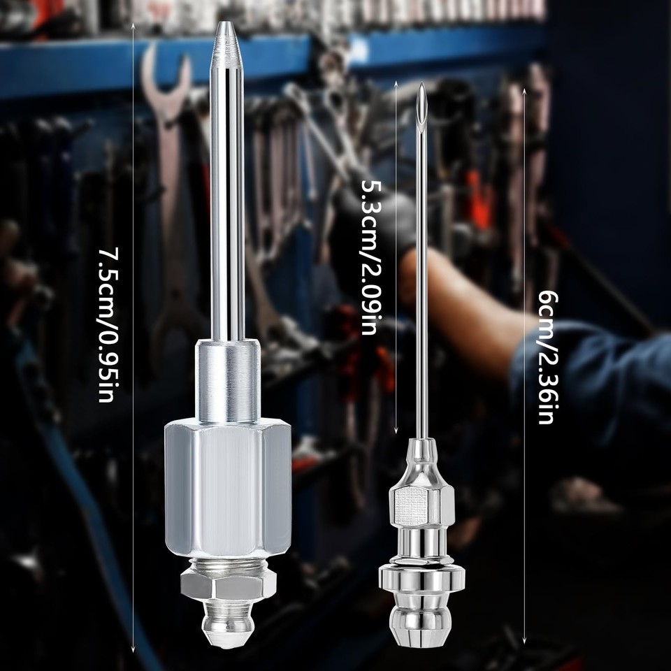 Ouligay 5pcs 18G Grease Gun Needle Tip, Grease Needle for Grease Gun ...