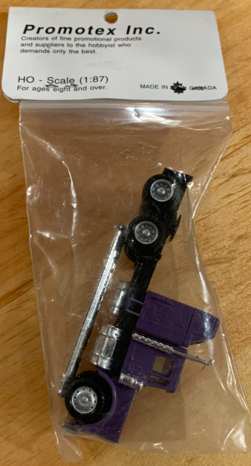 Rare Vintage Promotex Herpa HO 1/87 Metallic Purple Kenworth Tractor ...