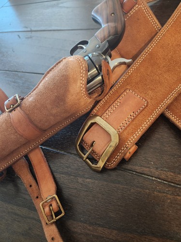 Cowboy Western SASS Holster Alfonso's double rig | eBay