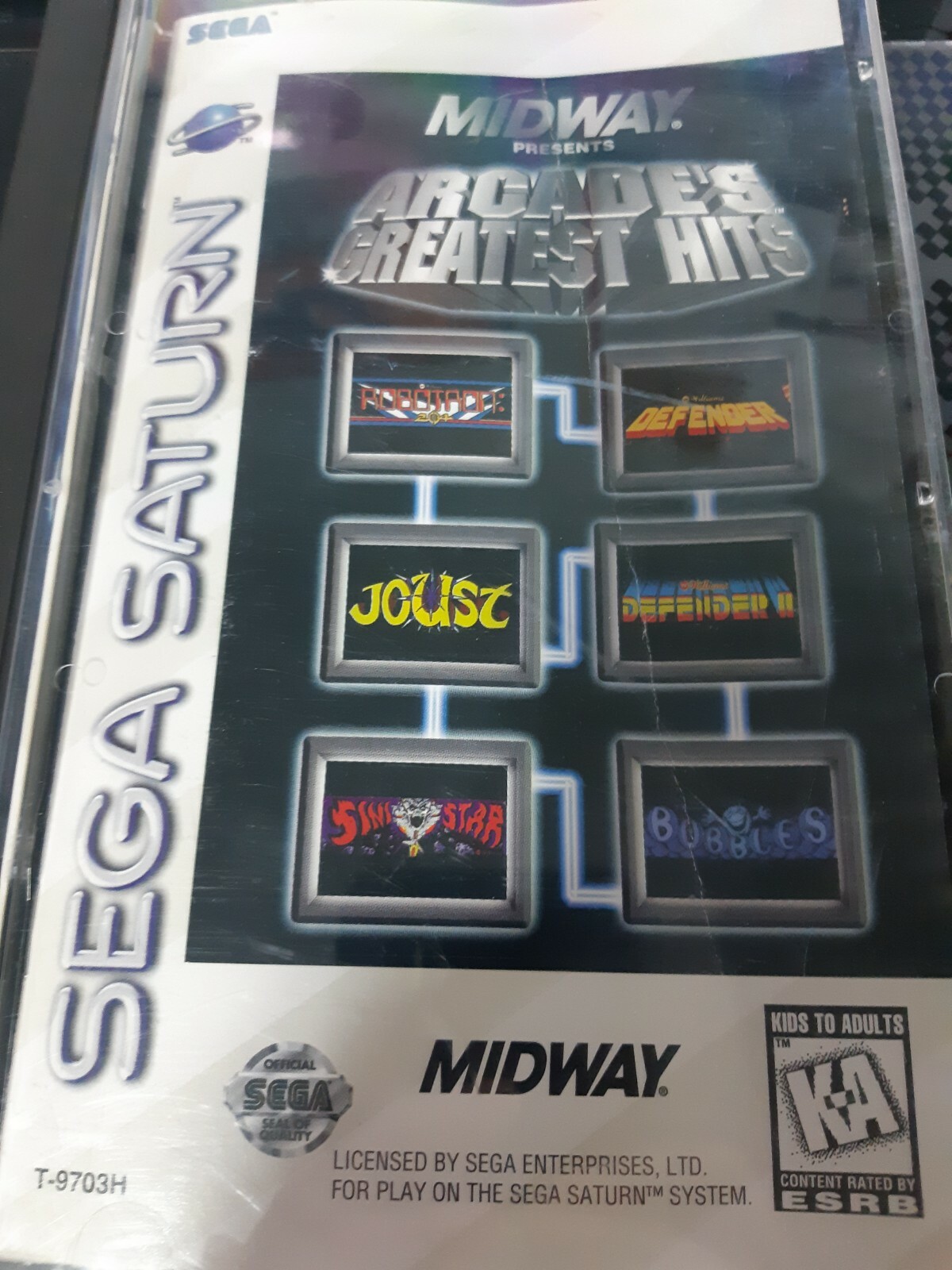 Williams Arcade's Greatest Hits (Sega Saturn, 1996) for sale online | eBay