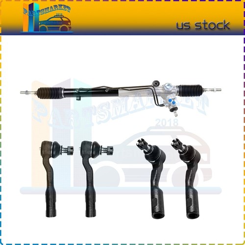 Power Steering Rack and Pinion + Outer Tie Rods for 03-06 Toyota ...