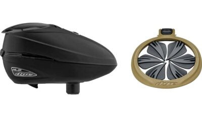 Dye R2 Electronic Paintball Loader Rotor Hopper Black w/ Gold Dye ...