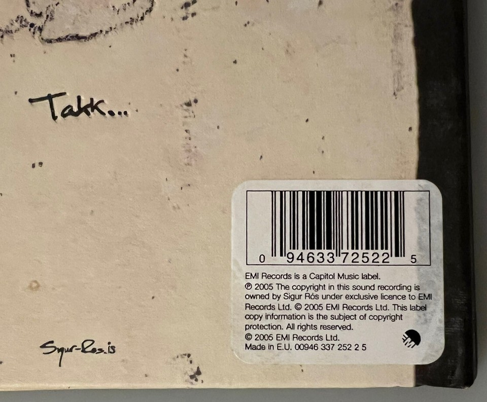 Sigur Ros - Takk… - CD Album - 3372522 - 2005 | eBay