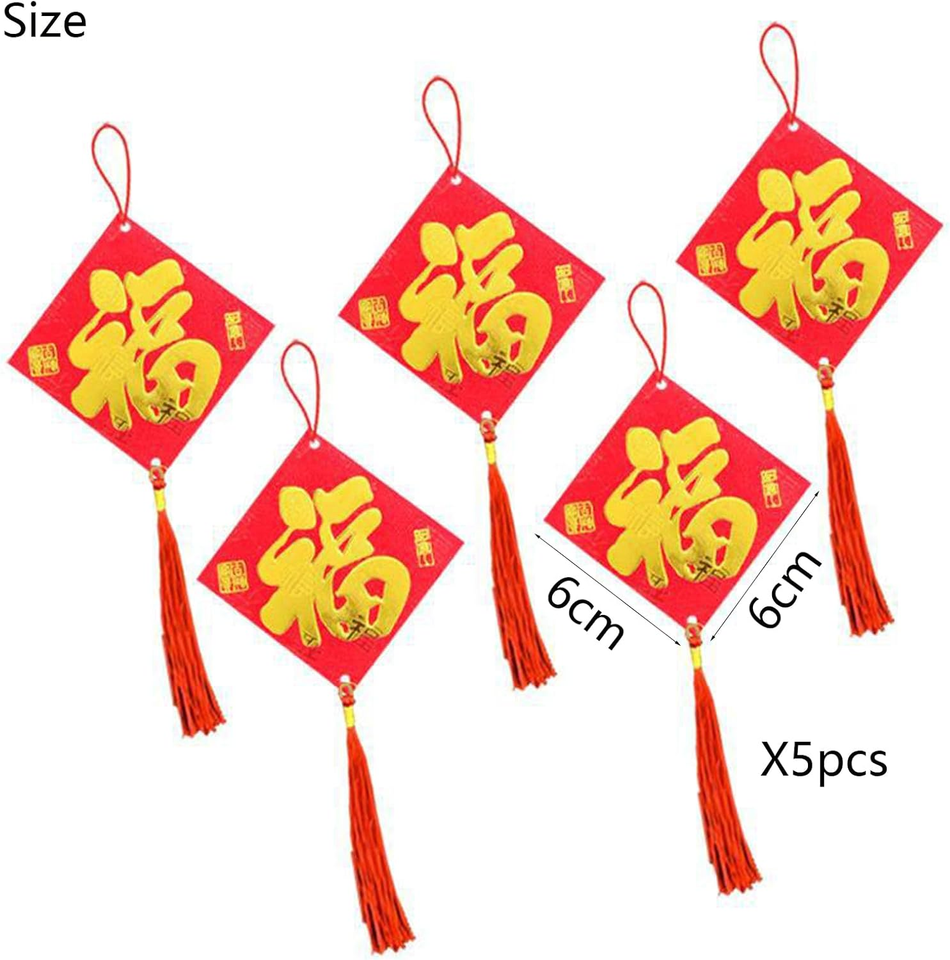 2026 Chinese New Year Decorations Tassel Lunar Decor Chinese Couplets ...