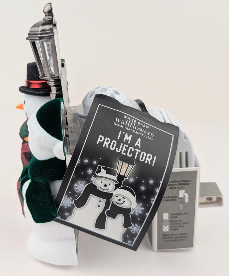 Bath & Body Works Snowmen Snow Friends Wallflowers Light Up 24/7 ...