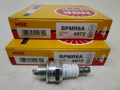 8 Genuine NGK 4972 BPMR6A Superseded from a 7021 Non Resistor Lawnmower ...
