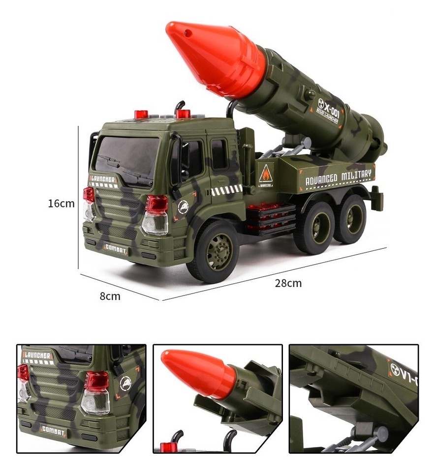 1:16 Military Missile Rocket Launcher Truck With Lights & Sound | eBay