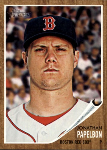 2011 Topps Heritage #403 Jonathan Papelbon Red Sox NM-MT | eBay