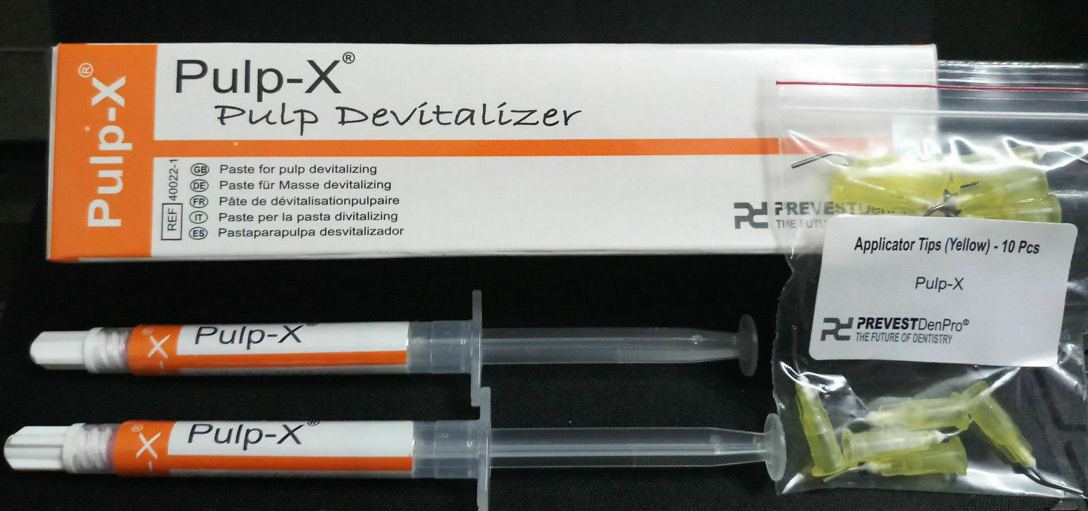 2X3g Dental Paste For Pulp Devitalisation Composite PULP-X (As Voco ...