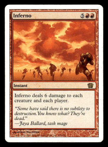 Inferno ~ Eighth Edition [ Excellent ] [ Magic MTG ] | eBay