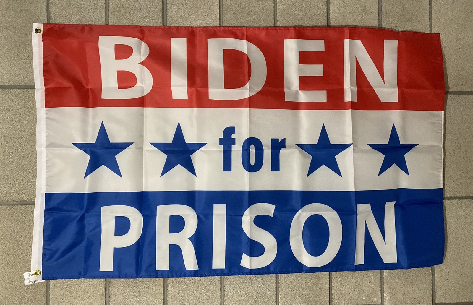 Joe Biden For Prison Flag FREE SHIP Republican Red Trump Desantis USA ...