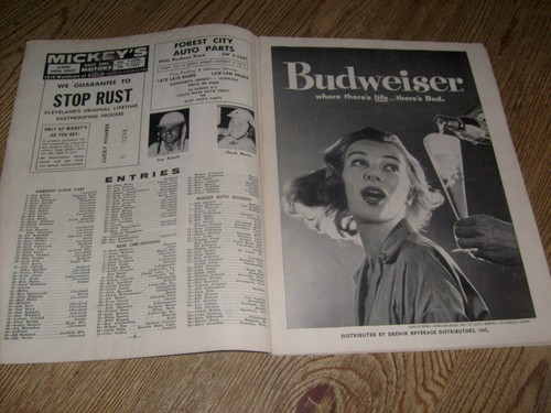 Cloverleaf Speedway Review Program 1964 Cleveland Ohio No Writing Stock ...