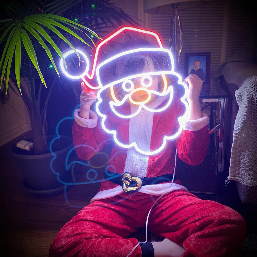 Neon Santa