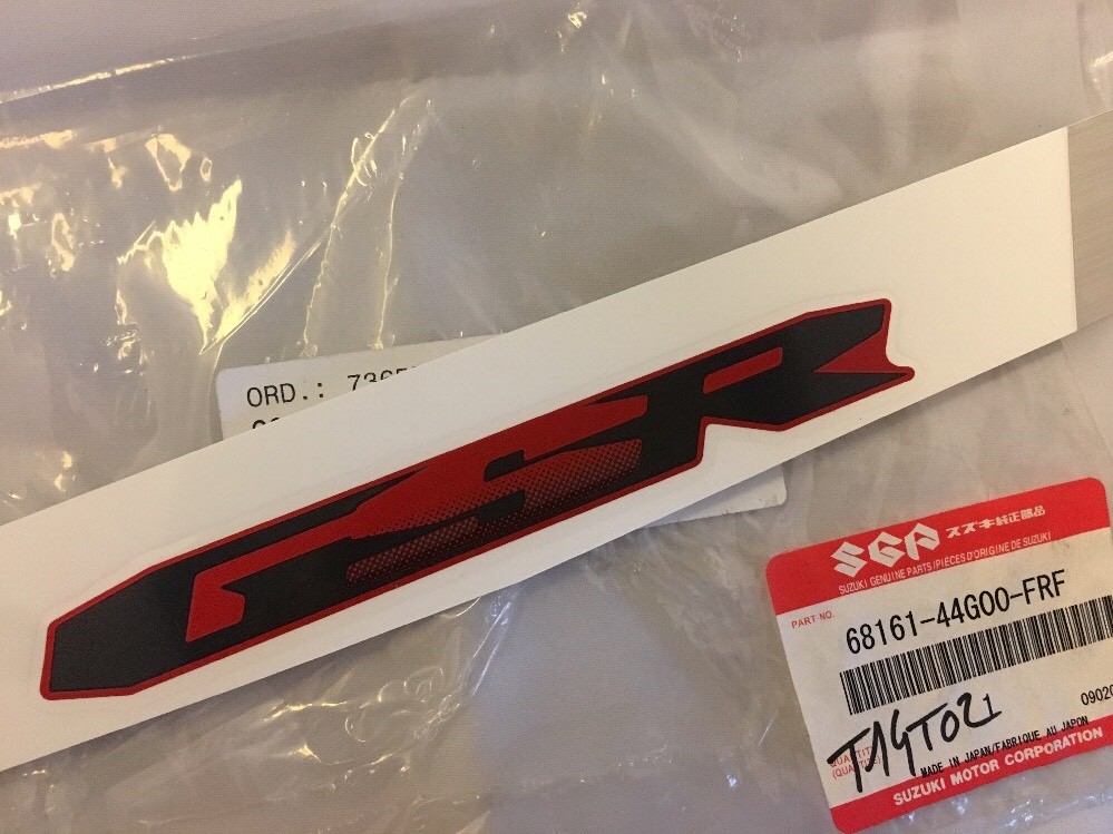 Gsr 600 Logo GSX R600 Graphics "Purge" SpinningStickers