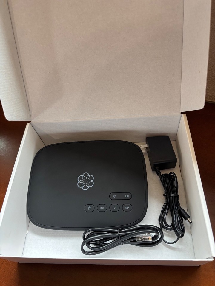 Ooma Telo VoIP Home Phone w/ Power Adapter – Free U.S. Calling w ...