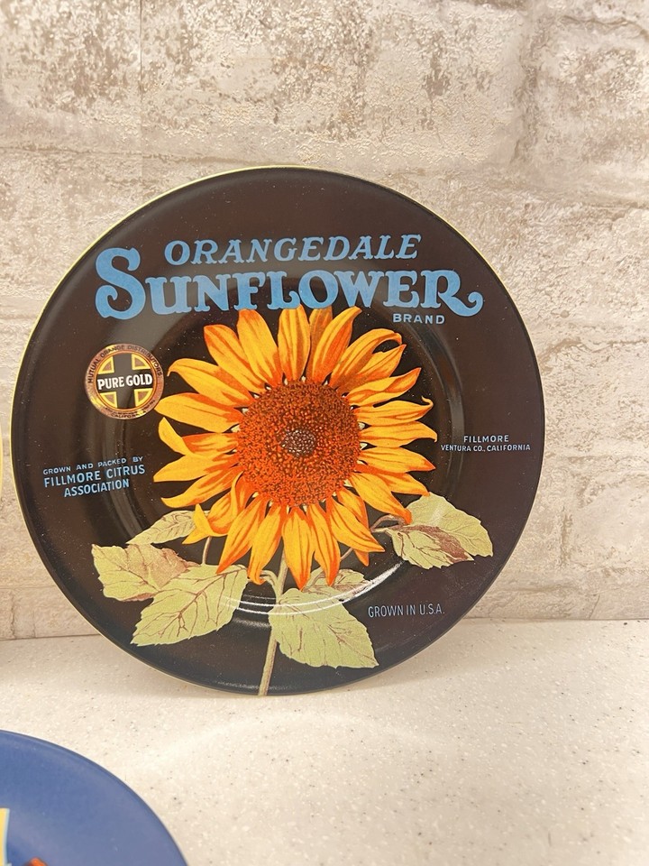 Oneida Vintage Label Collection 8” Decor Plates Set of 3 NOS In Box | eBay