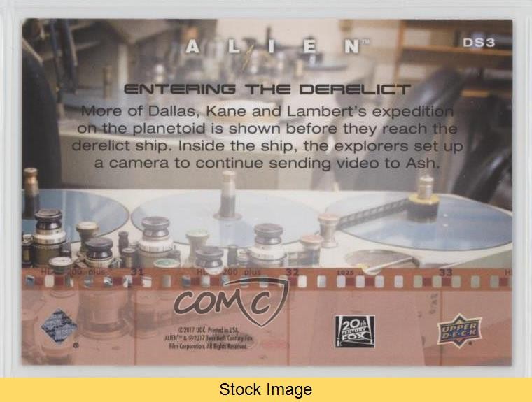 2017 Upper Deck Alien Movie Deleted Scenes Entering the Derelict #DS3 ...