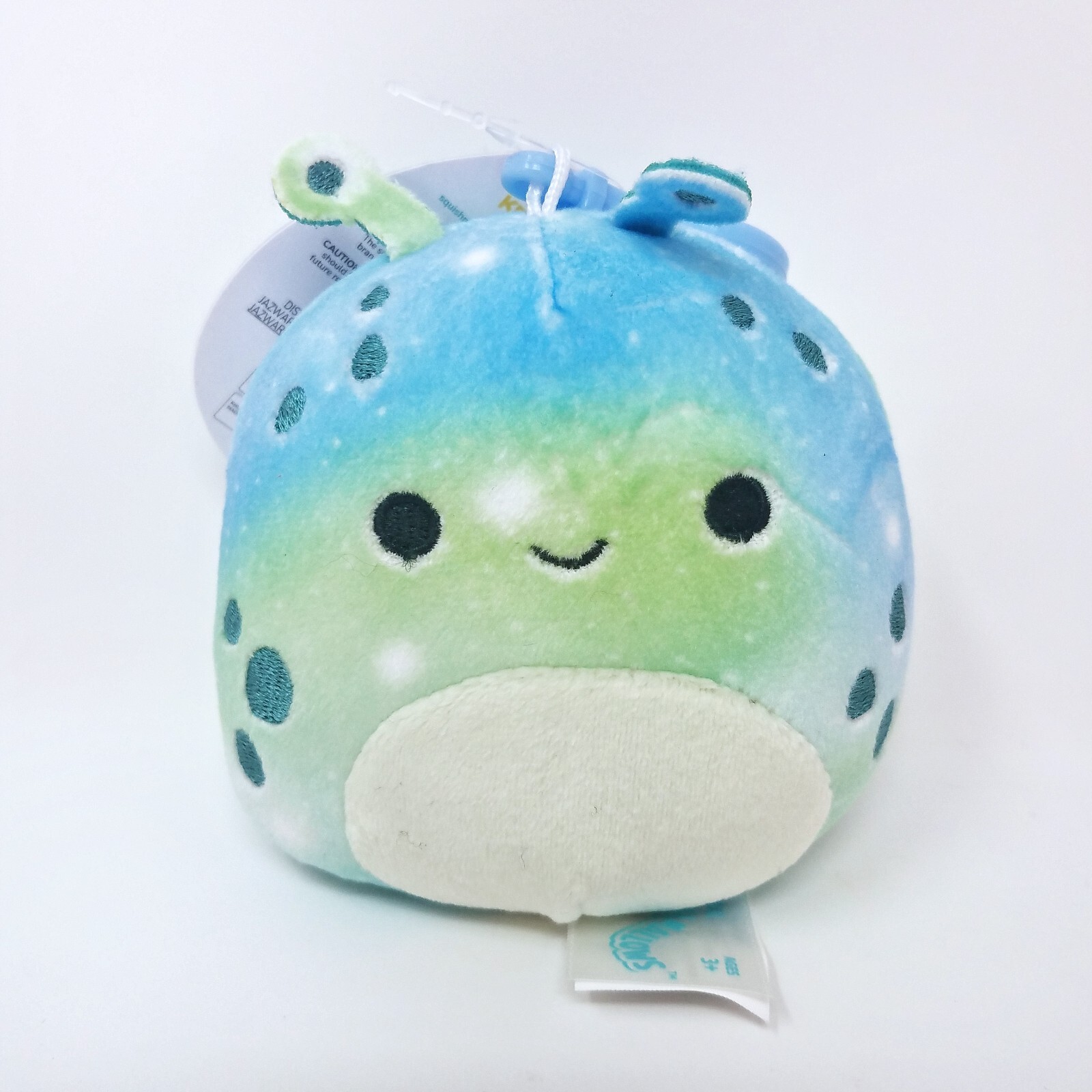 3.5" Zinx the Alien Squishmallow CLIP *Rare* Space Squad Tiedye BNWT ...