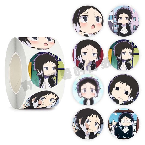 450 Stickers/Rolls Anime Cosplay Bungo Stray Dogs Ryunosuke Akutagawa ...