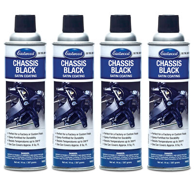Eastwood Chassis Black Satin Frame Aerosol Spray Paint 14 oz 4 Pack | eBay