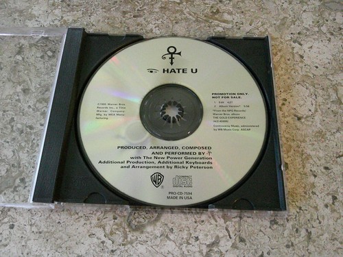 The Artist (Formerly Known As Prince) ‎"I Hate U" Promo CD 2 Track In N/M-.1995. | eBay