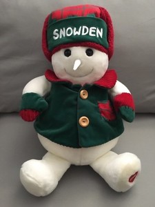 1998 Snowden Snowman Plush 22" Target Christmas Gift/Decoration Need ...