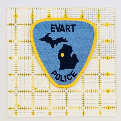 Michigan Evart Police Iron On Patch Embroidered | eBay