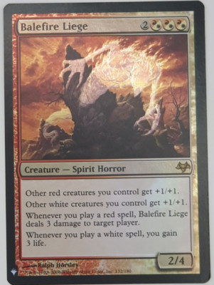 Magic The Gathering - Balefire Liege Foil Card - Mystery Booster/The ...